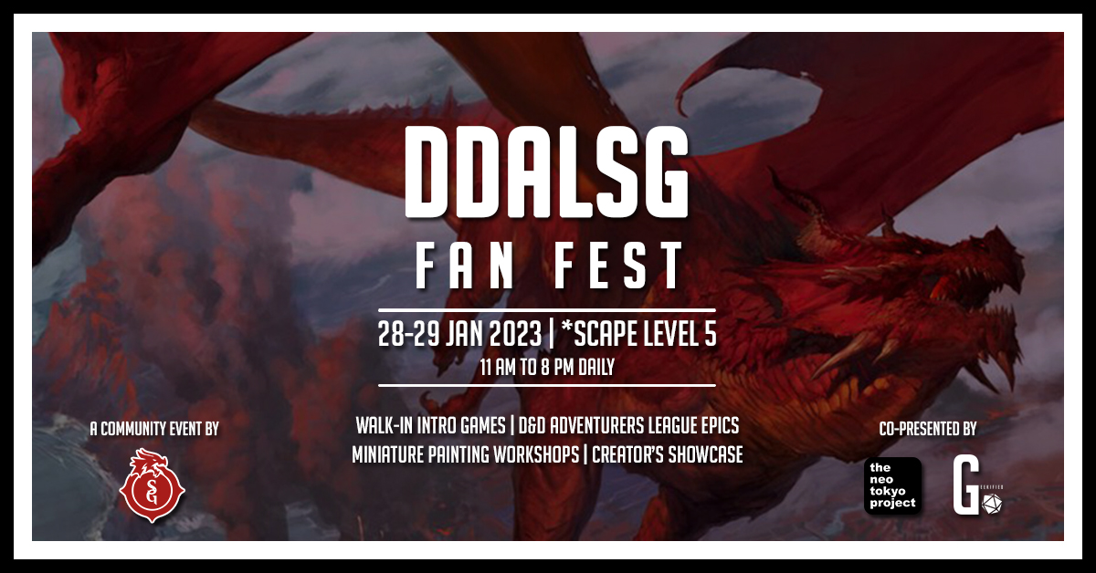 [D&D] DDALSG Fan Fest 2023 – D&D Adventurers League Singapore